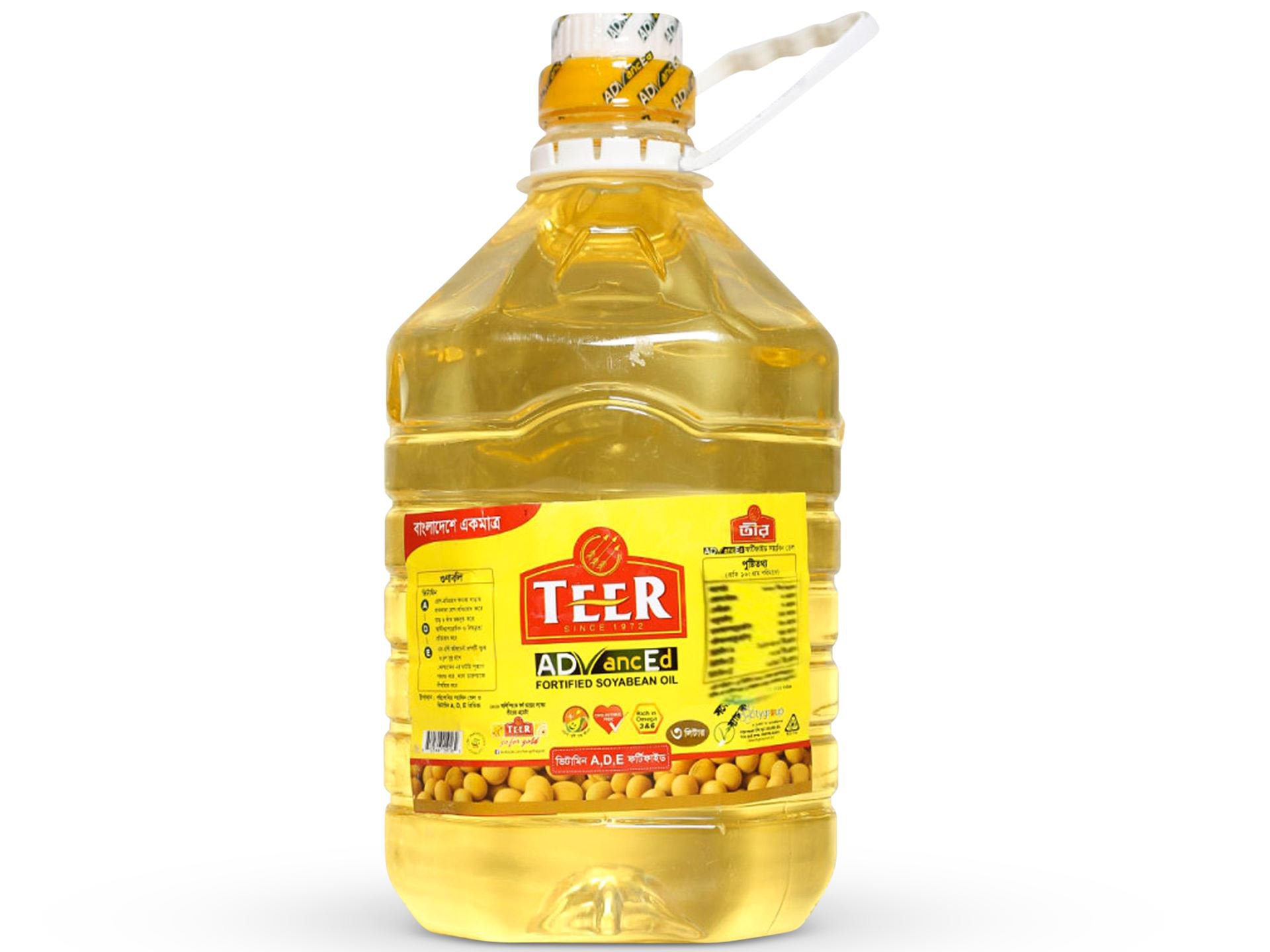 Teer Advanced Soyabean Oil Bottle - 5L (BD)